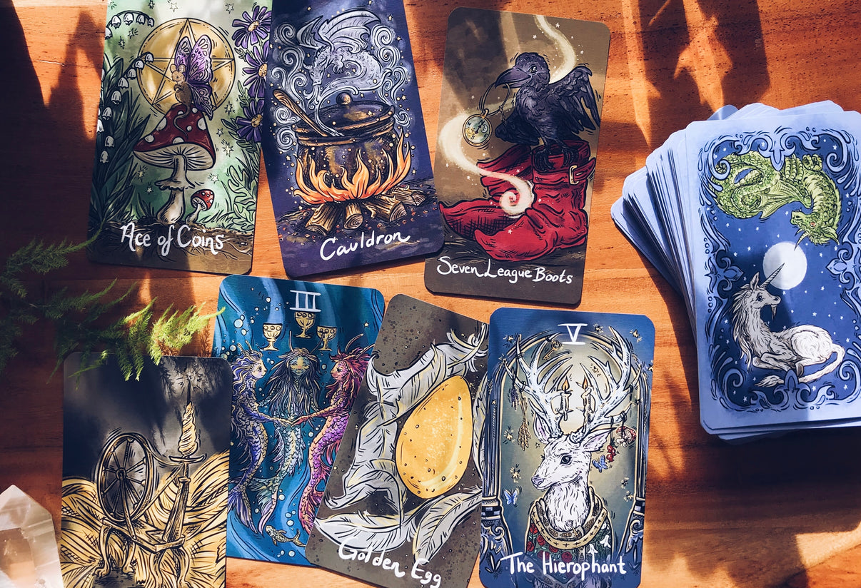 Magical Creatures Tarot 1st Edition – WilderHeartsStudio